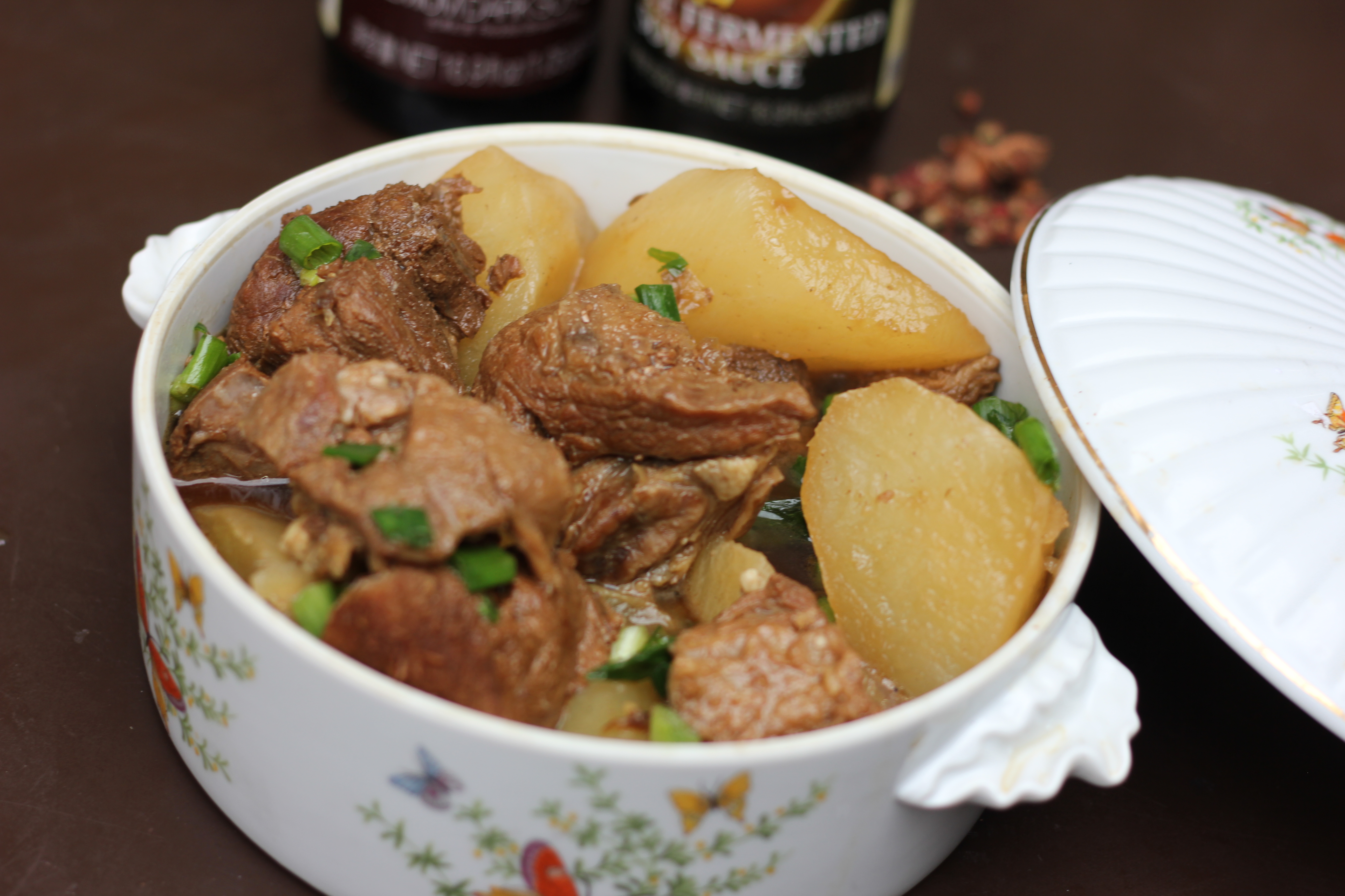 Stewed Beef Shank with White Radishes – Juling's Family Kitchen
